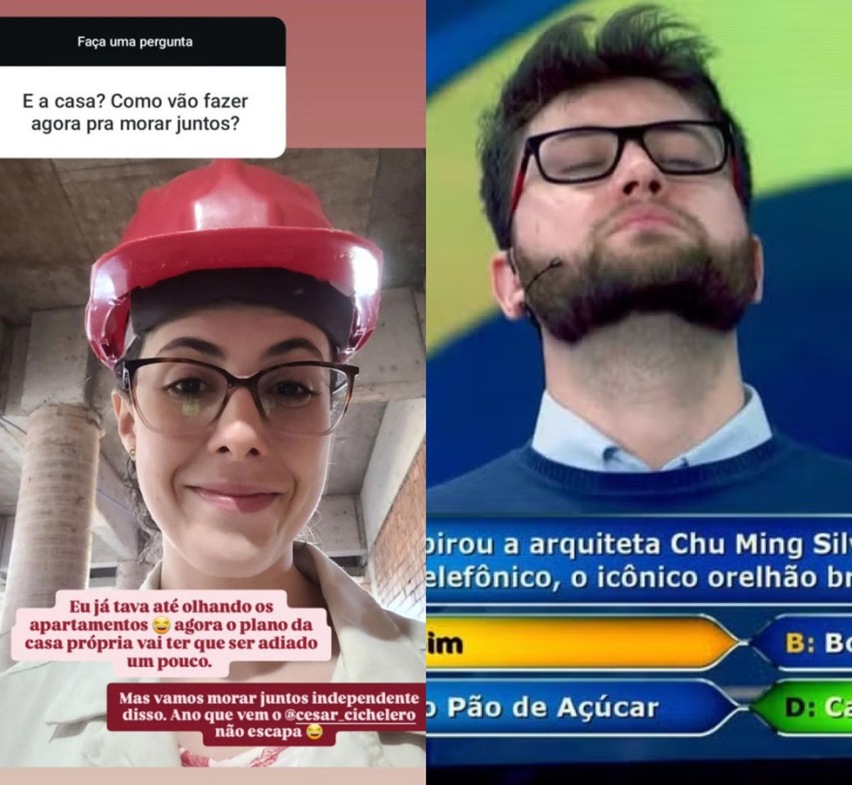 Mulher de participante do Quem Quer Ser um Milionário já tinha planos