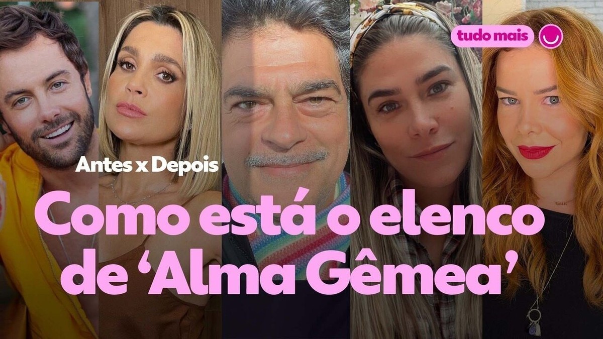 Alma Gêmea volta ao Viva veja como está o elenco 17 anos depois