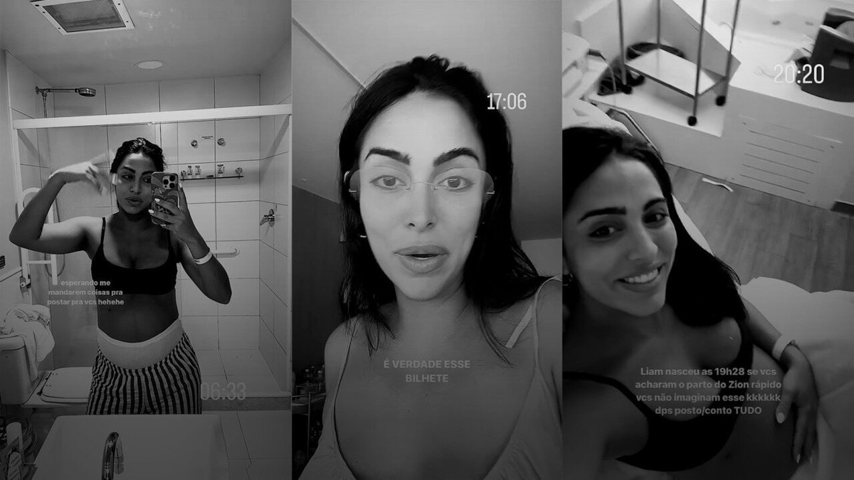 Jade Seba dá à luz seu segundo filho de parto normal em menos de uma hora: 'Muito mais rápido do ...