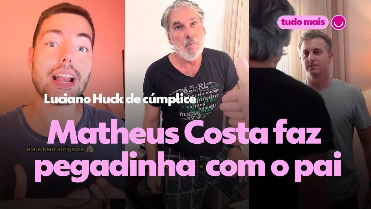 Luciano Huck vira cúmplice do influenciador Matheus Costa em trollagem ...