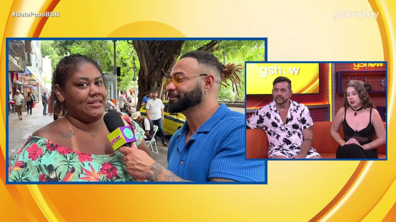 Daniel Lopes vai às ruas, e público pergunta se Raissa teve interesse em alguém no BBB 25 | bate ...