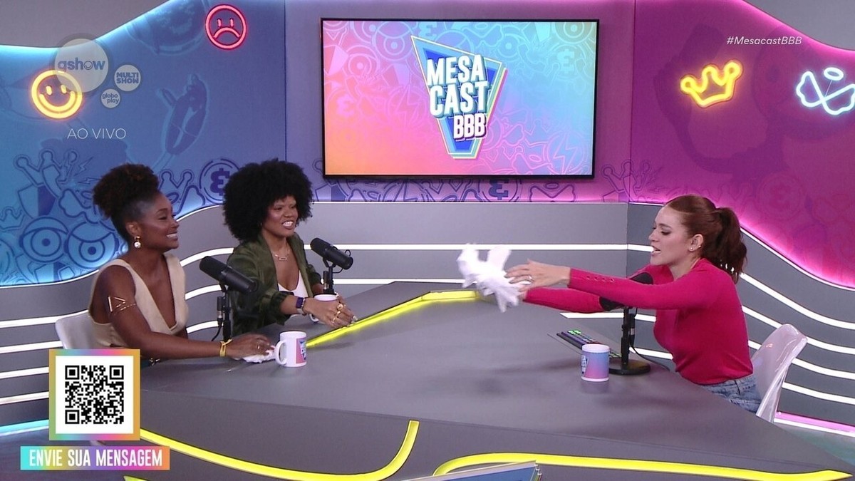 Convidada tem imprevisto ao vivo no Mesacast BBB e Ana Clara corre para ...