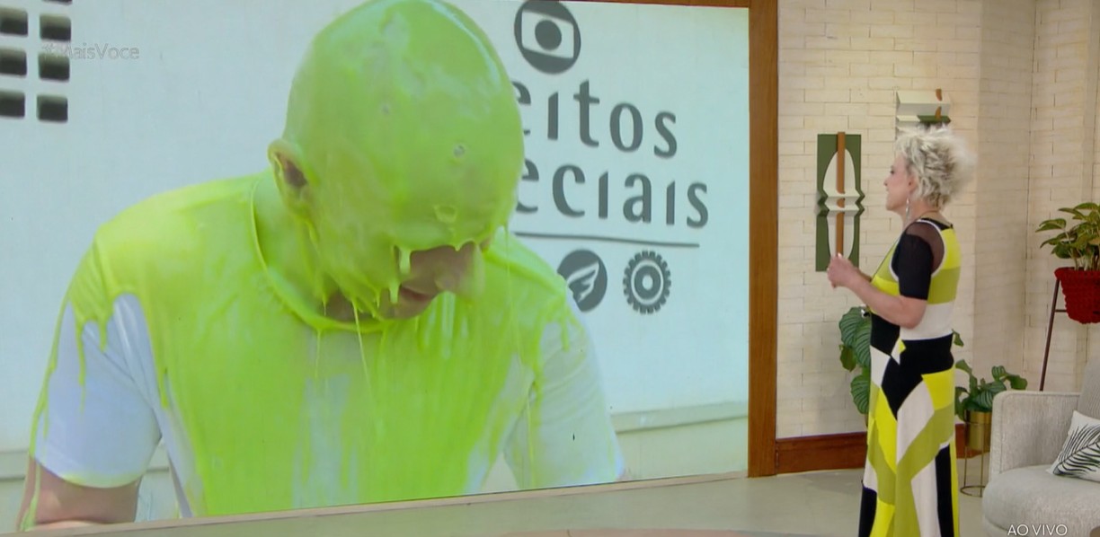 Ana Maria Braga descobre receita da geleca verde da Prova do Líder do ...