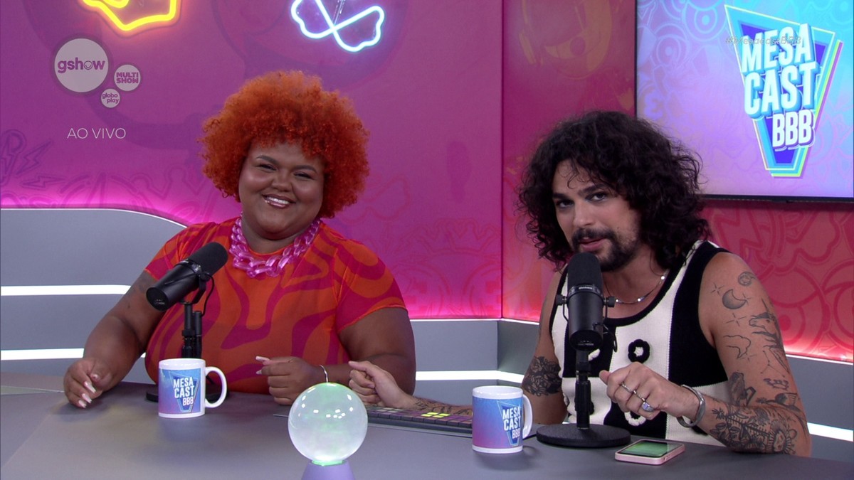 Mesacast BBB 24: Vítor di Castro e Thamirys Borsan recebem convidados ...