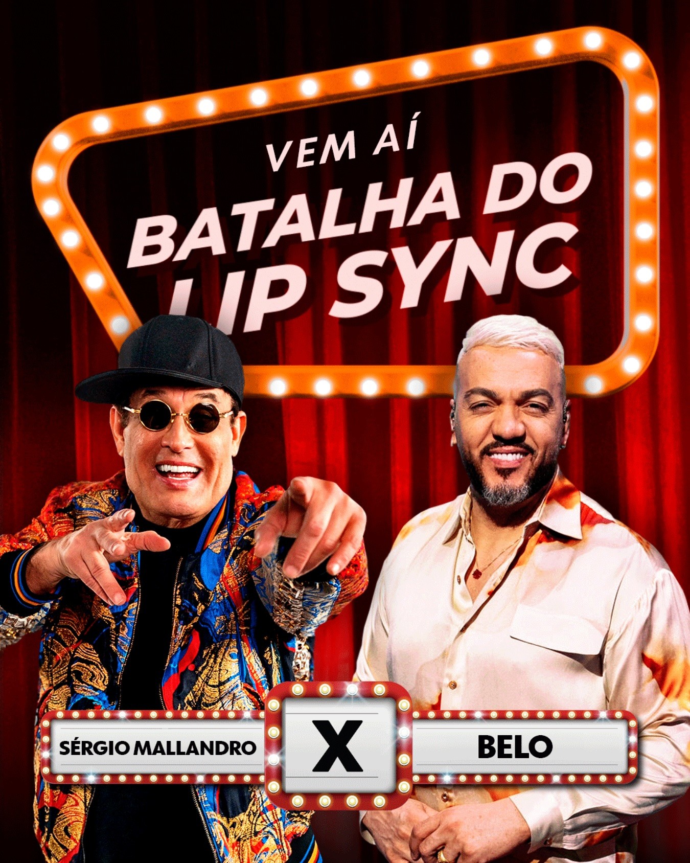 Belo e Sergio Mallandro se enfrentam na Batalha do Lip Sync do Domingão com Huck | Gshow
