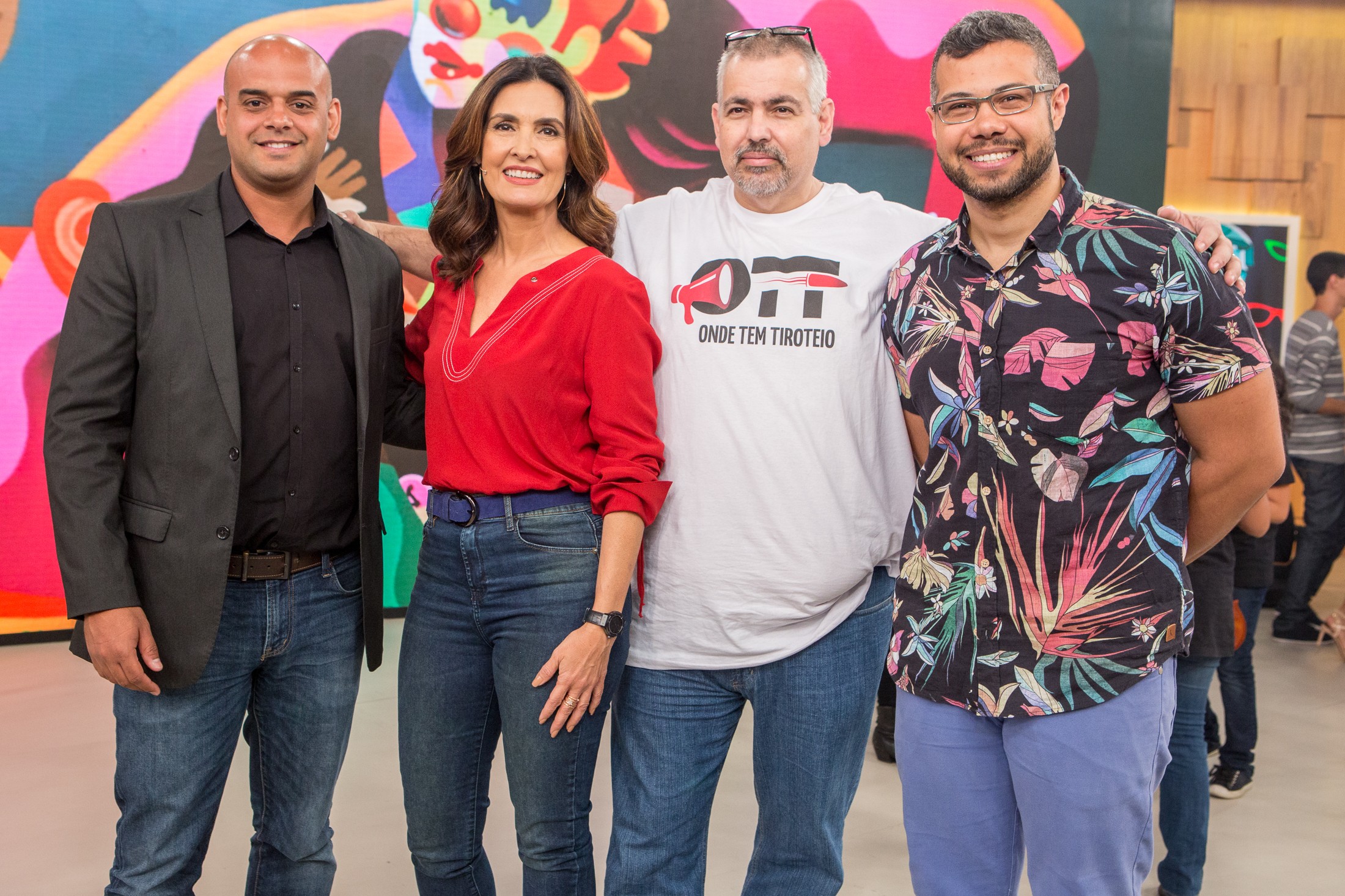 Veja fotos dos bastidores do 'Encontro' com Naldo Benny e Virginia Rosa