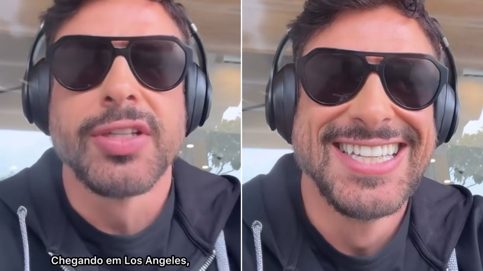 Cauã Reymond chega a Los Angeles para passar temporada e confessa ...