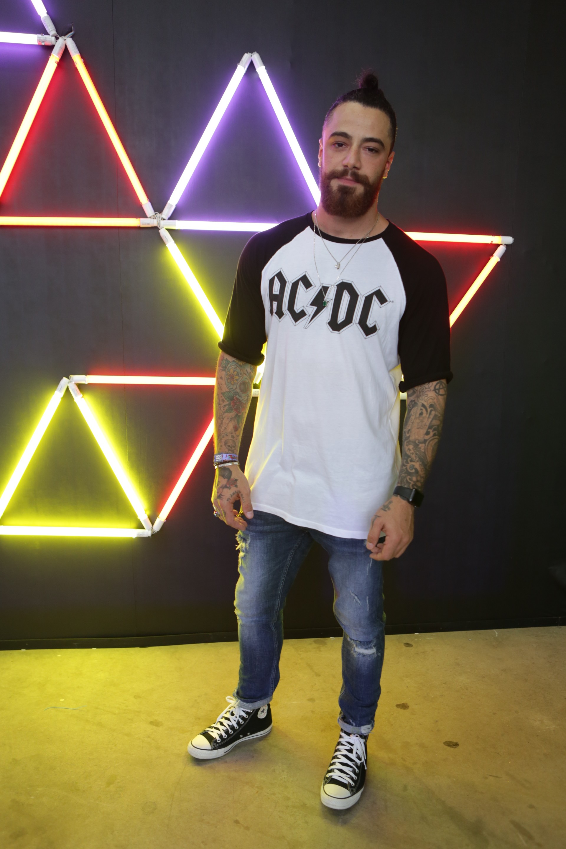 No Lollapalooza, Felipe Titto conta sobre tatuagem musical: 'Banda que ...