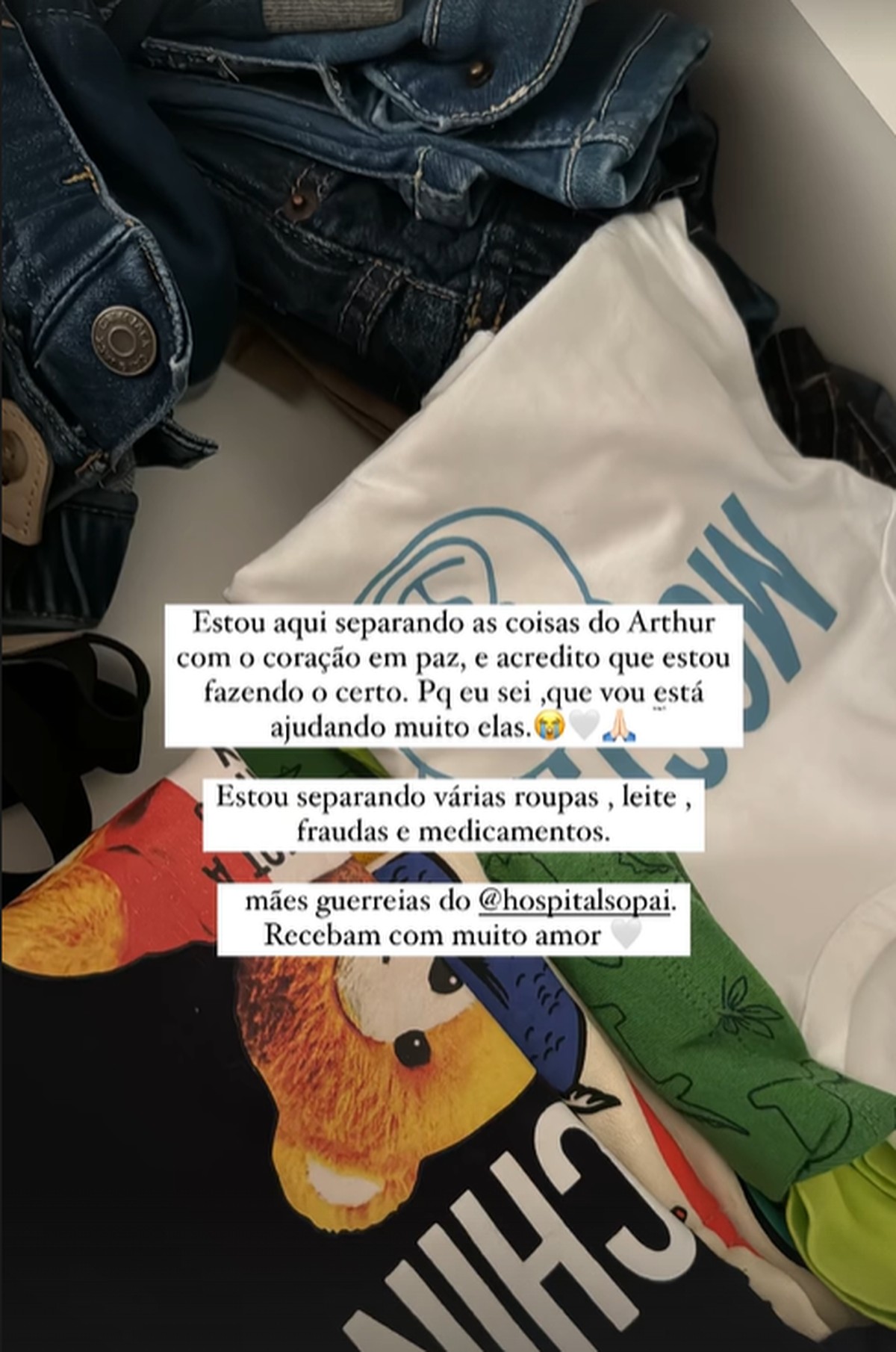 Ingra Soares, esposa de Zé Vaqueiro, separa roupas do filho que morreu ...