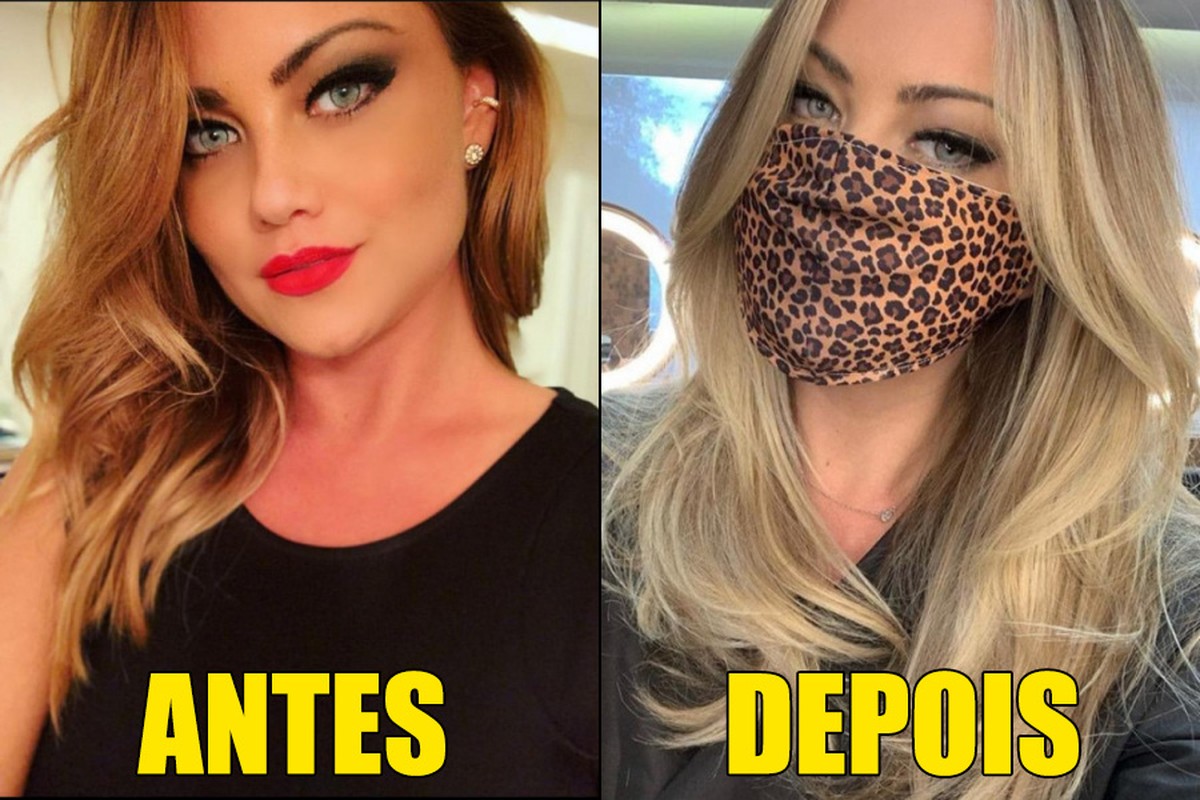 Ellen Rocche passa por transformação e surge platinada: 'Resolvi voltar ...