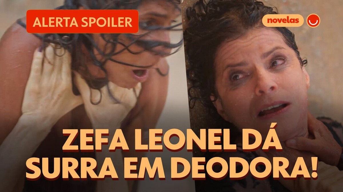 No Rancho Fundo: Zefa Leonel dá surra em Deodora no meio da rua; veja ...