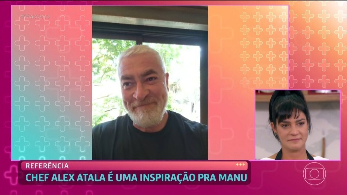 Chef Manu Buffara chora com recado de Alex Atala no Mais Você | Famosos ...