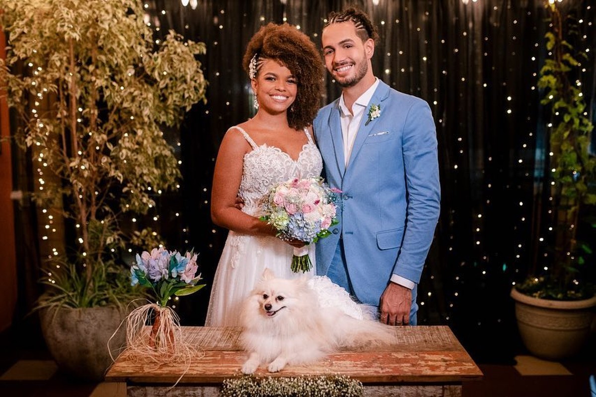 Jeniffer Nascimento se casa com Jean Amorim em cerimônia civil ...