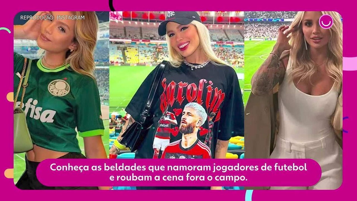 Batendo um bolão! Conheça as namoradas de jogadores de futebol que ...