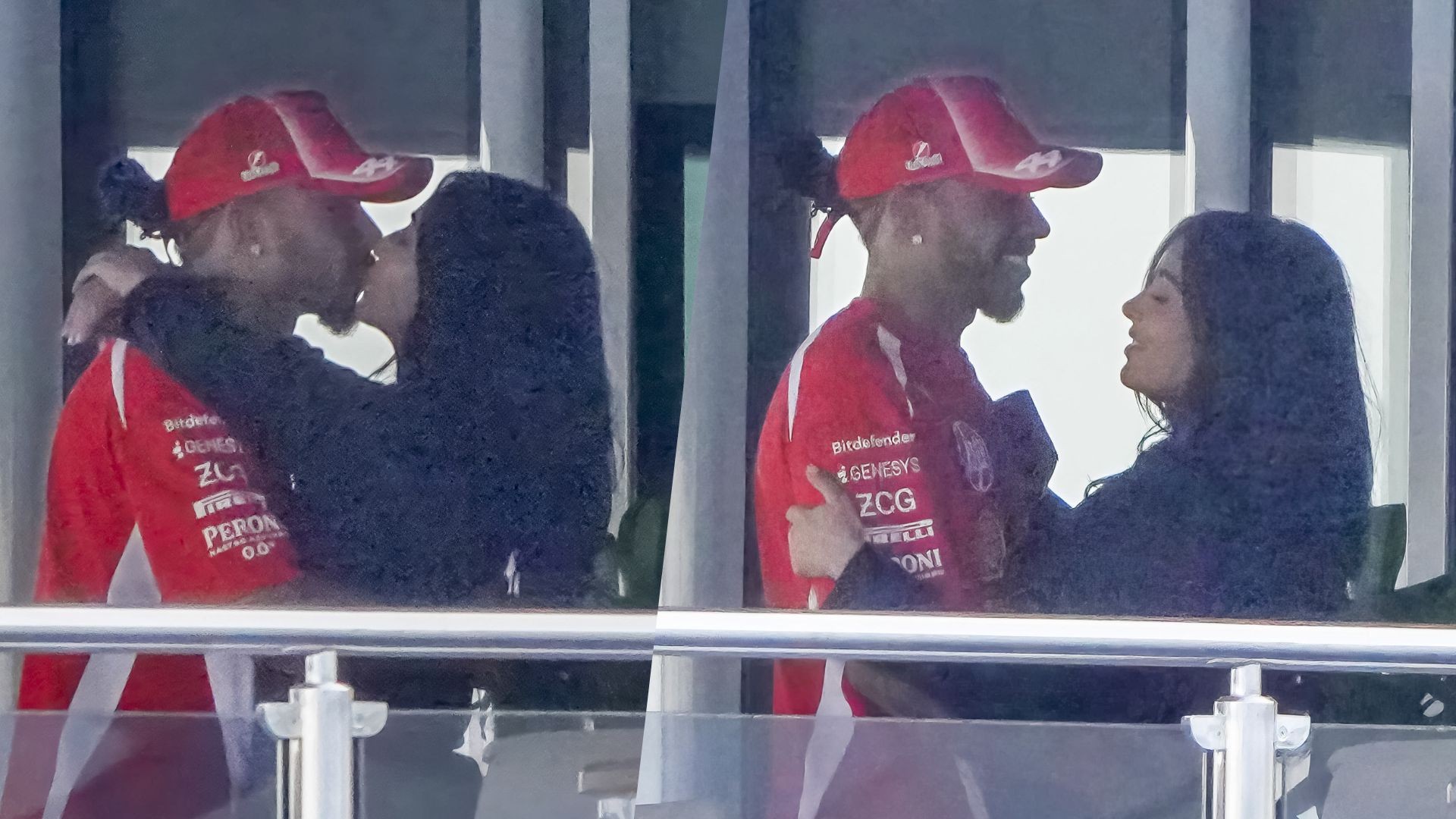 Lewis Hamilton e Kim Kardashian são clicados aos beijos pela primeira ...