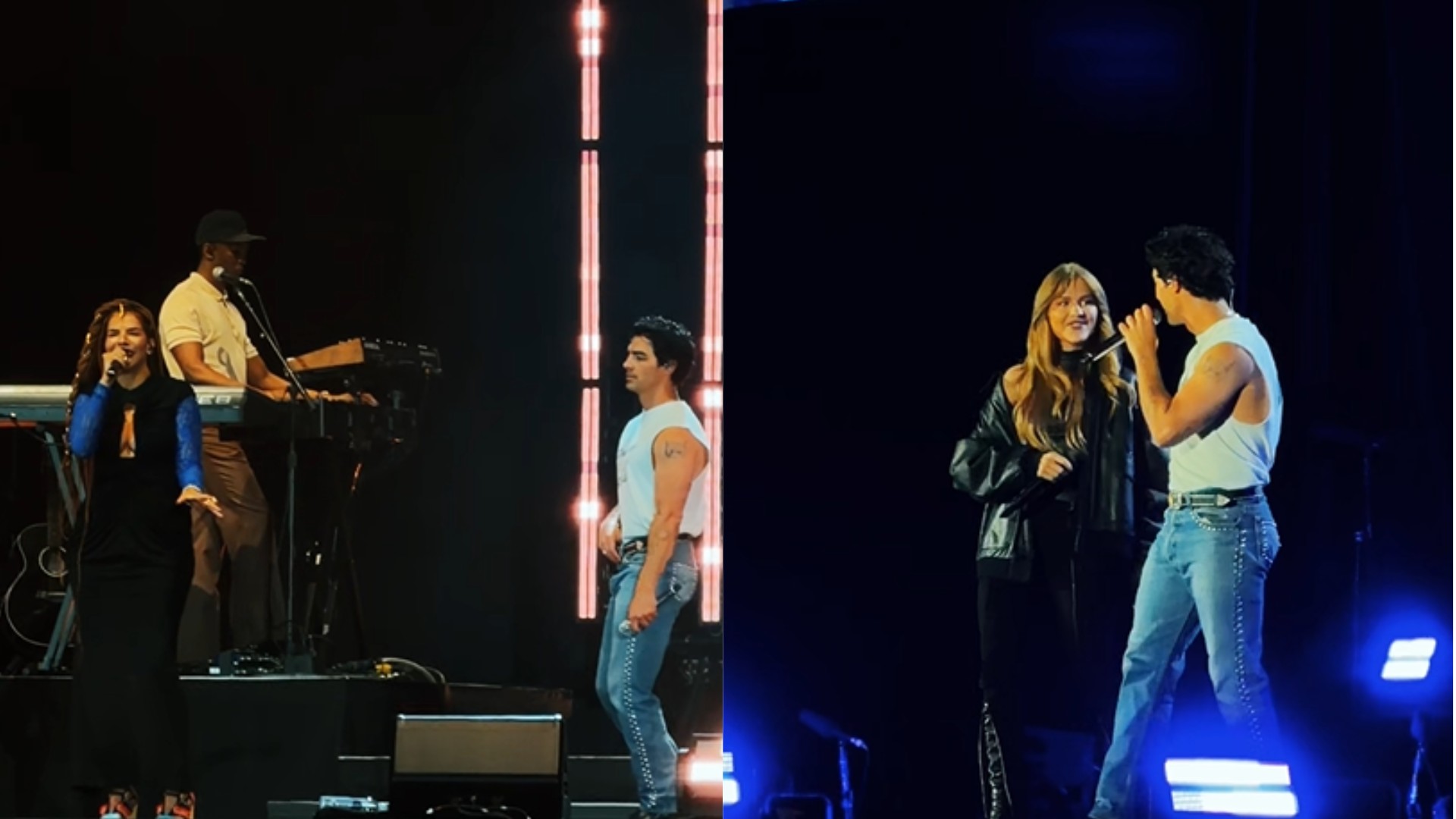 Jonas Brothers recebem Vanessa da Mata em show no Allianz Parque | Gshow