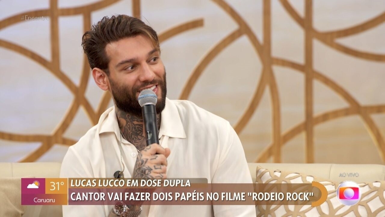 Lucas Lucco dá detalhes da tatuagem que cobriu todo o pescoço: 'Doeu ...