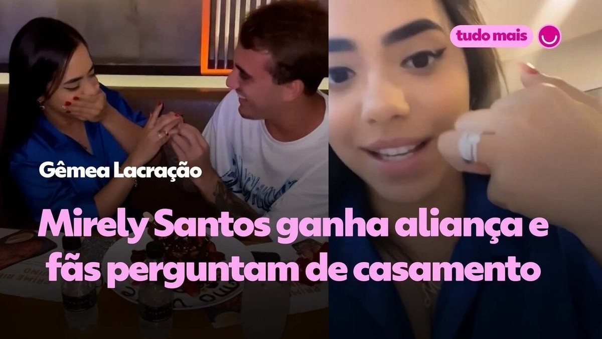 Mariely Santos, das Gêmeas Lacração, ganha aliança de namoro e ...