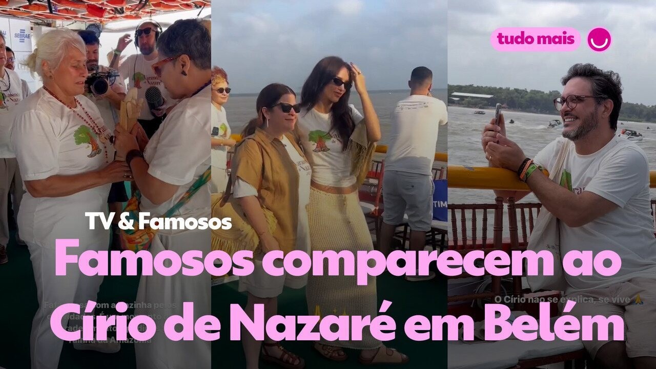 Círio de Nazaré: Rafa Kalimann, Fafá de Belém, Gretchen, Dira Paes e ...
