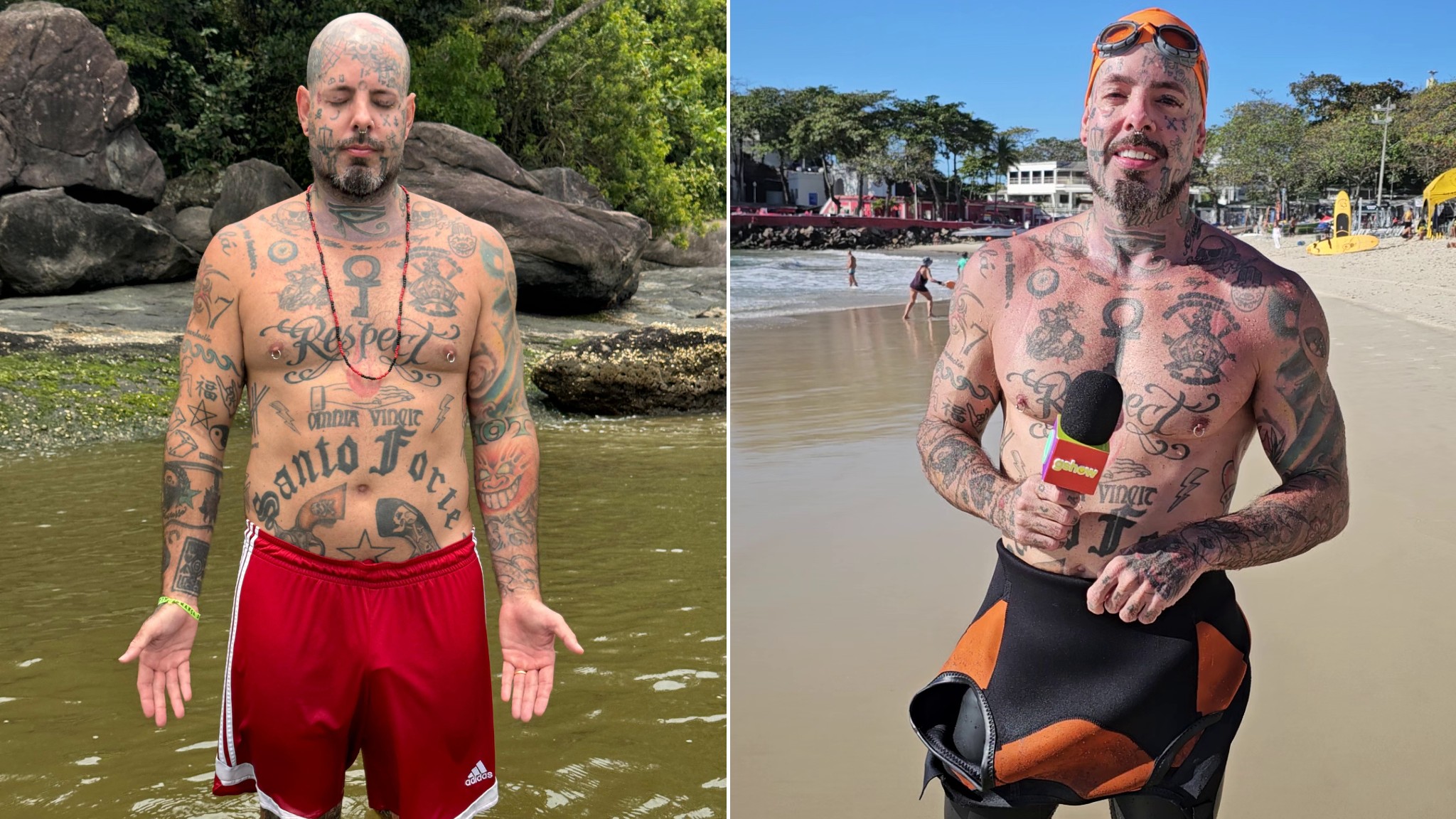 Tico Santa Cruz emagrece 20kg e treina para disputar prova de triatlo: ‘A psicanálise me ajudou ...