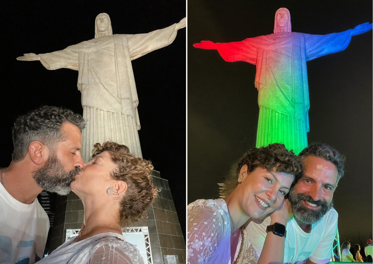 Iran Malfitano e Bárbara Borges comemoram 11 meses de namoro aos pés do ...