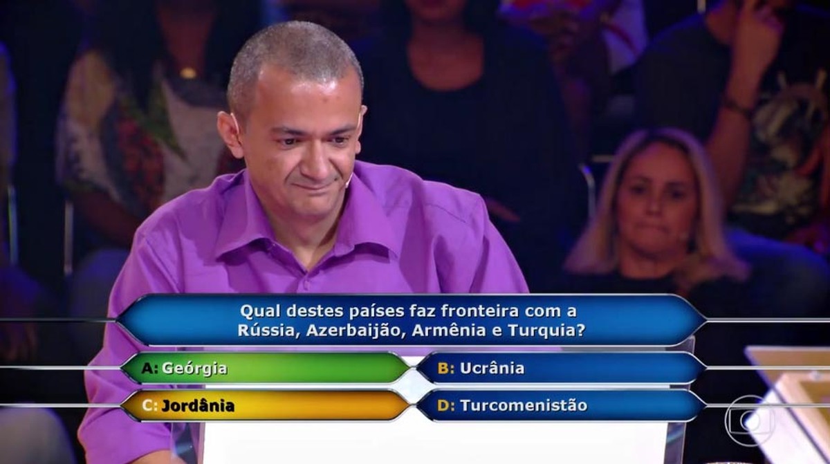 Participante que chutou resposta no 'Quem Quer Ser Um Milionário ...