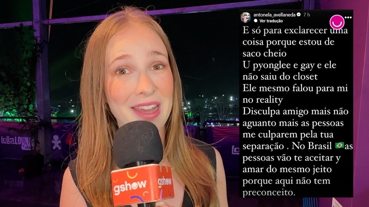 Sammy Sampaio sobre Antonela Avellaneda expor Pyong Lee: 'Não tenho que ...