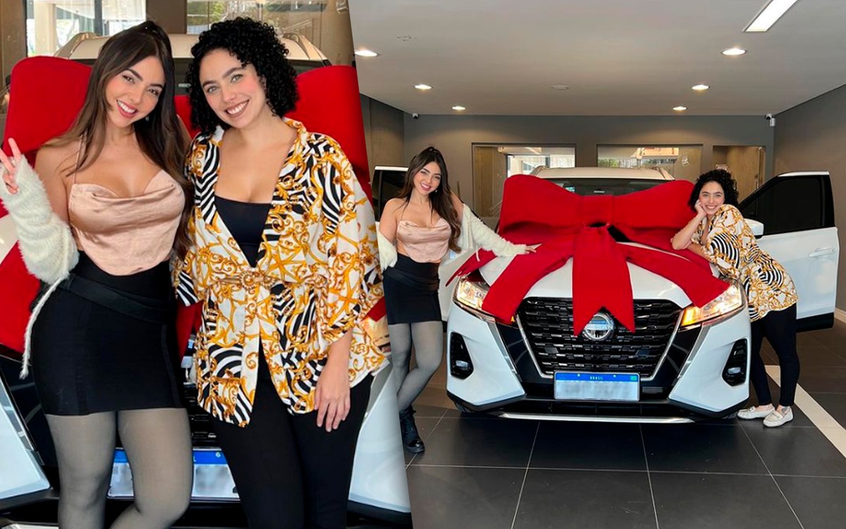 Nyvi Estephan Dá Carrão De Mais De R130 Mil De Presente Para Irmã Tv And Famosos Gshow