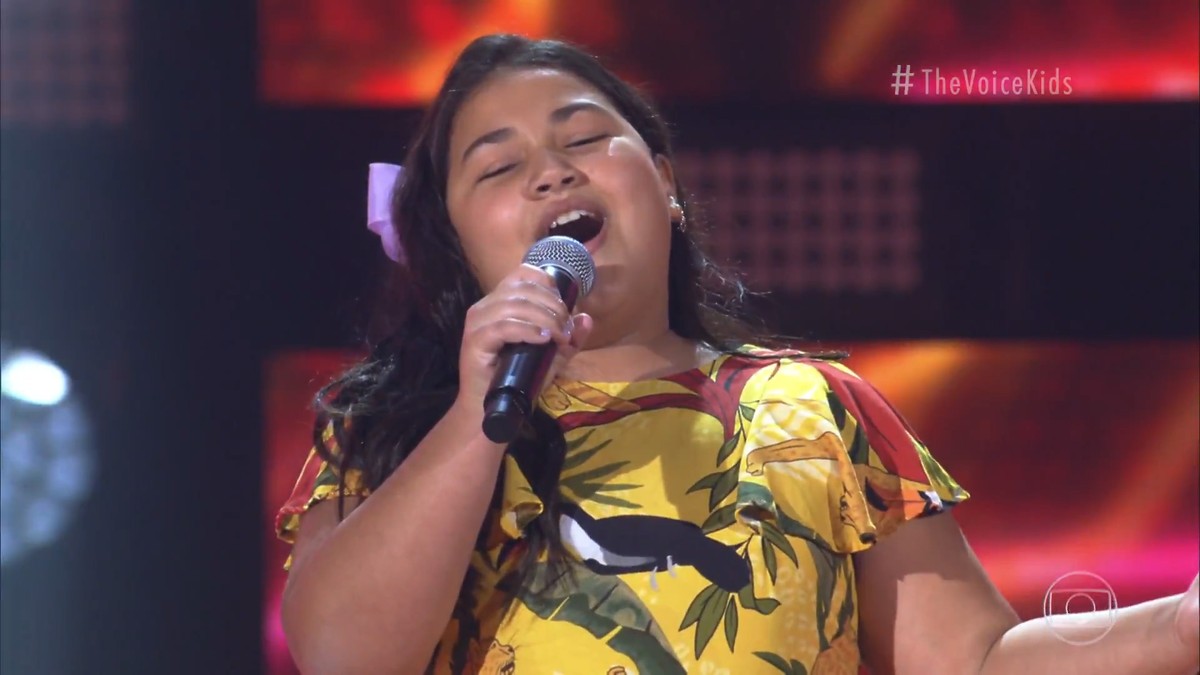 Izadora Rodrigues, do 'The Voice Kids', conta que as pessoas ficam ...