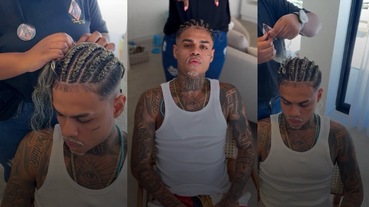 MC Cabelinho faz tranças e mostra novo visual | Gshow