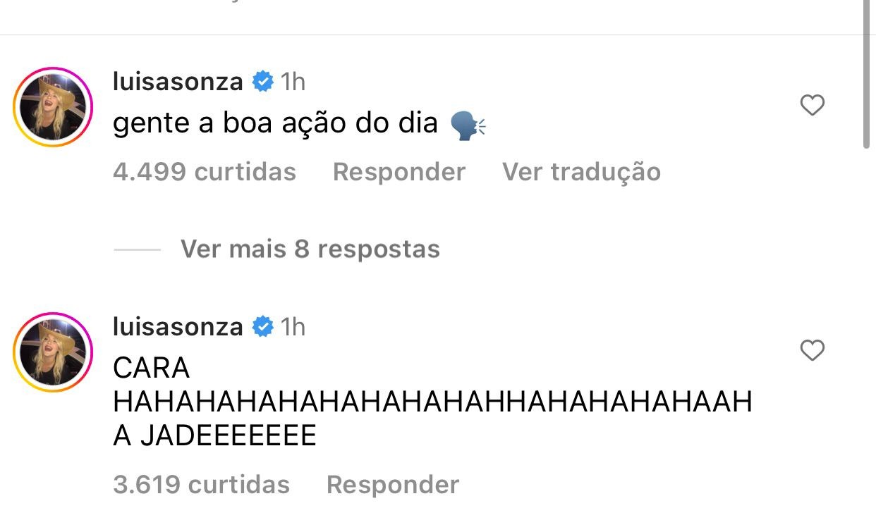 Jade Picon vira meme após tentar salvar peixe na praia