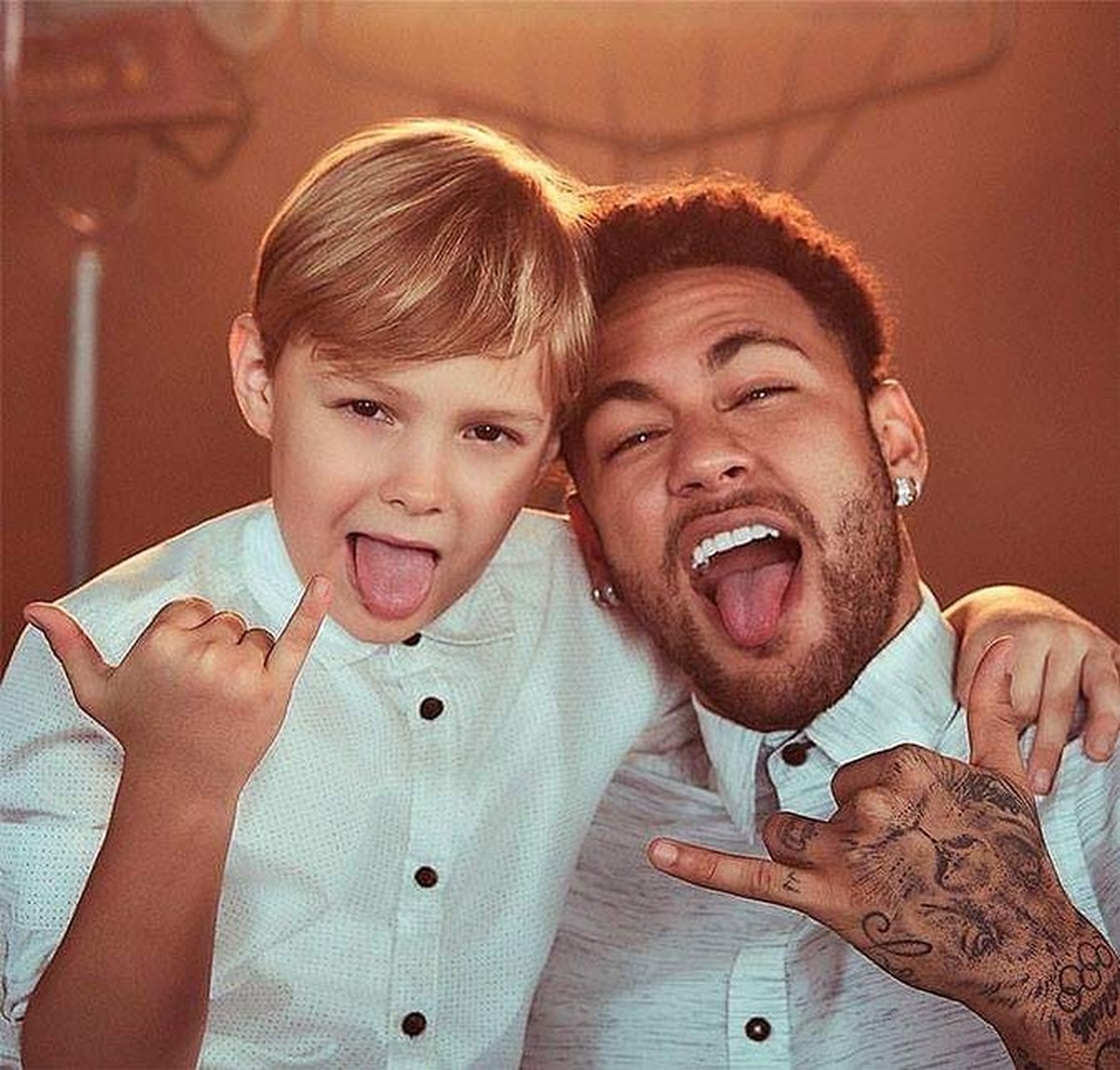 Davi Lucca agradece festa de aniversário feita por Neymar na Arábia ...