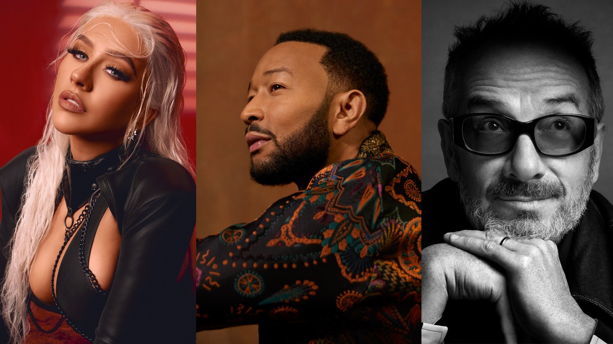 Christina Aguilera, John Legend, Elvis Costello e mais se apresentam no ...