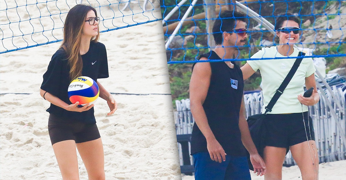 Agatha Moreira, Camila Queiroz, Rodrigo Simas e Jade Picon treinam em praia do Rio | Famosos | gshow