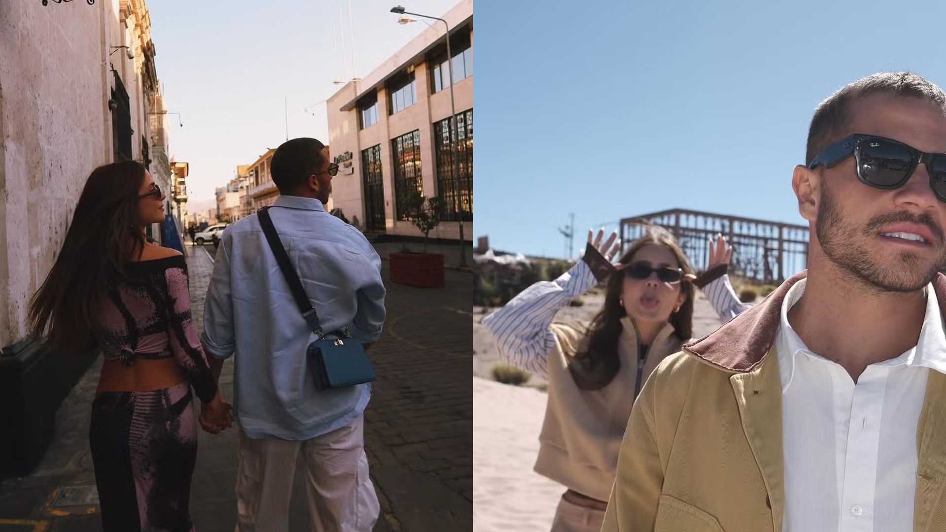 André Lamoglia mostra registros de viagem ao Peru com Jade Picon | Gshow