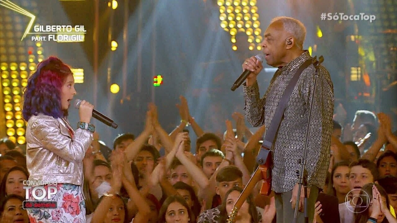 Gilberto Gil e Flor Gil se apresentam juntos pela primeira vez em um ...