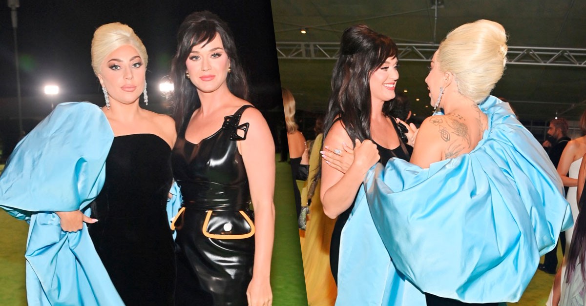 Katy Perry e Lady Gaga posam juntas para delírio dos fãs mundo afora ...