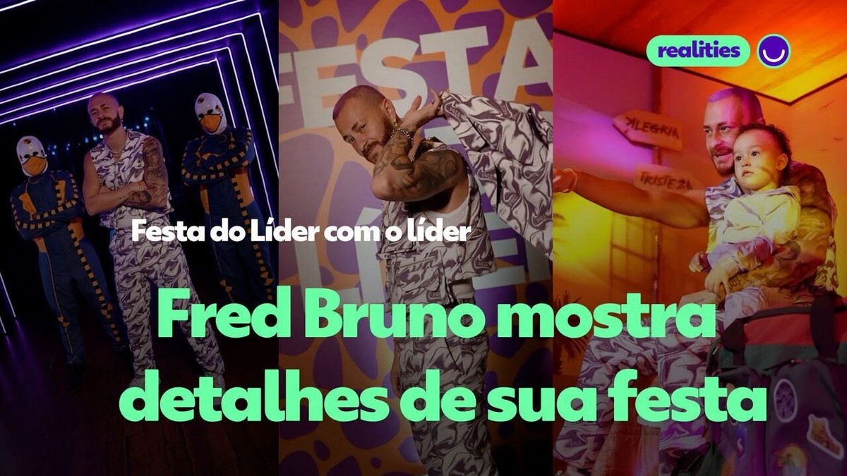 'Festa do Líder com o Líder' de Fred Bruno tem dummies e decoração com ...
