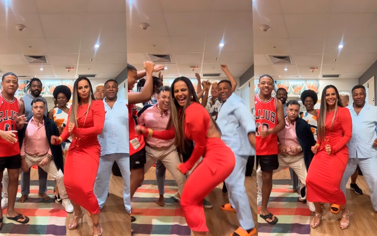 Viviane Araujo mostra vídeo dançando funk com elenco de Volta por Cima ...