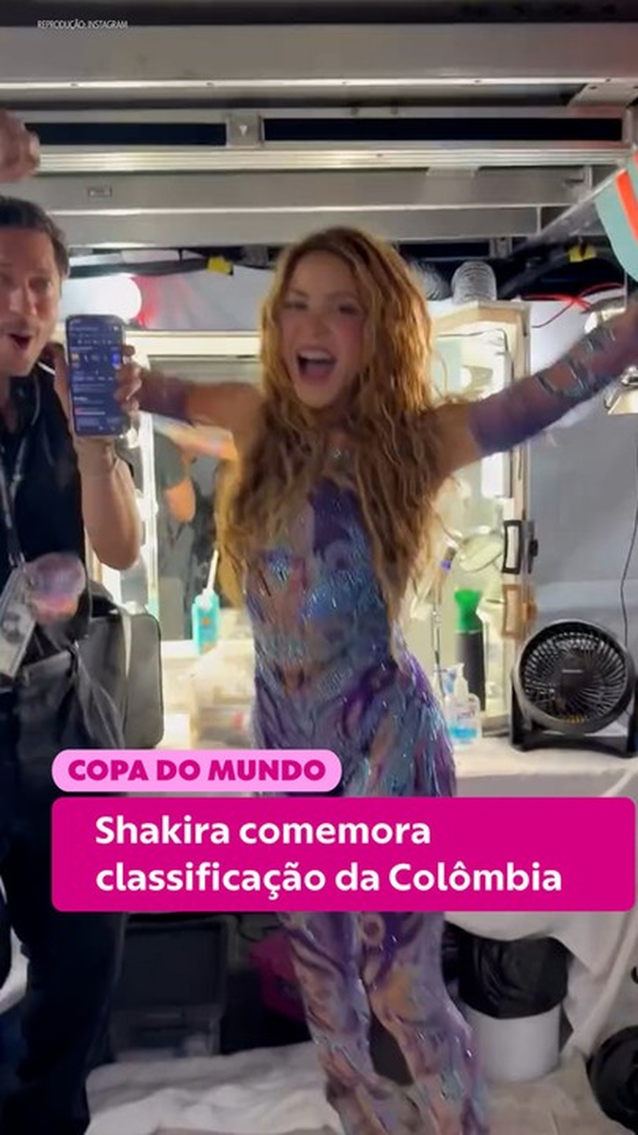 Shakira vibra com classificação da Colômbia na Copa do Mundo nos ...