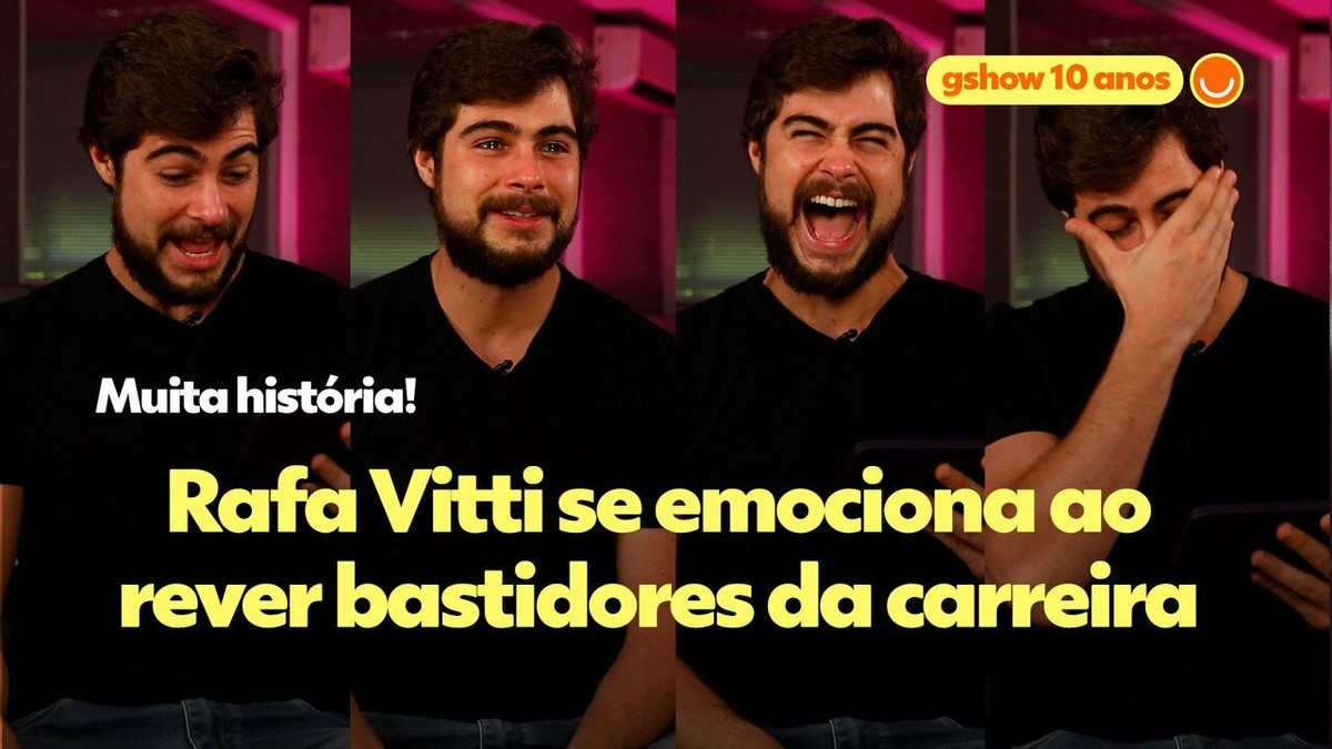 gshow 10 anos: Rafa Vitti revisita trajetória da carreira e se emociona ...