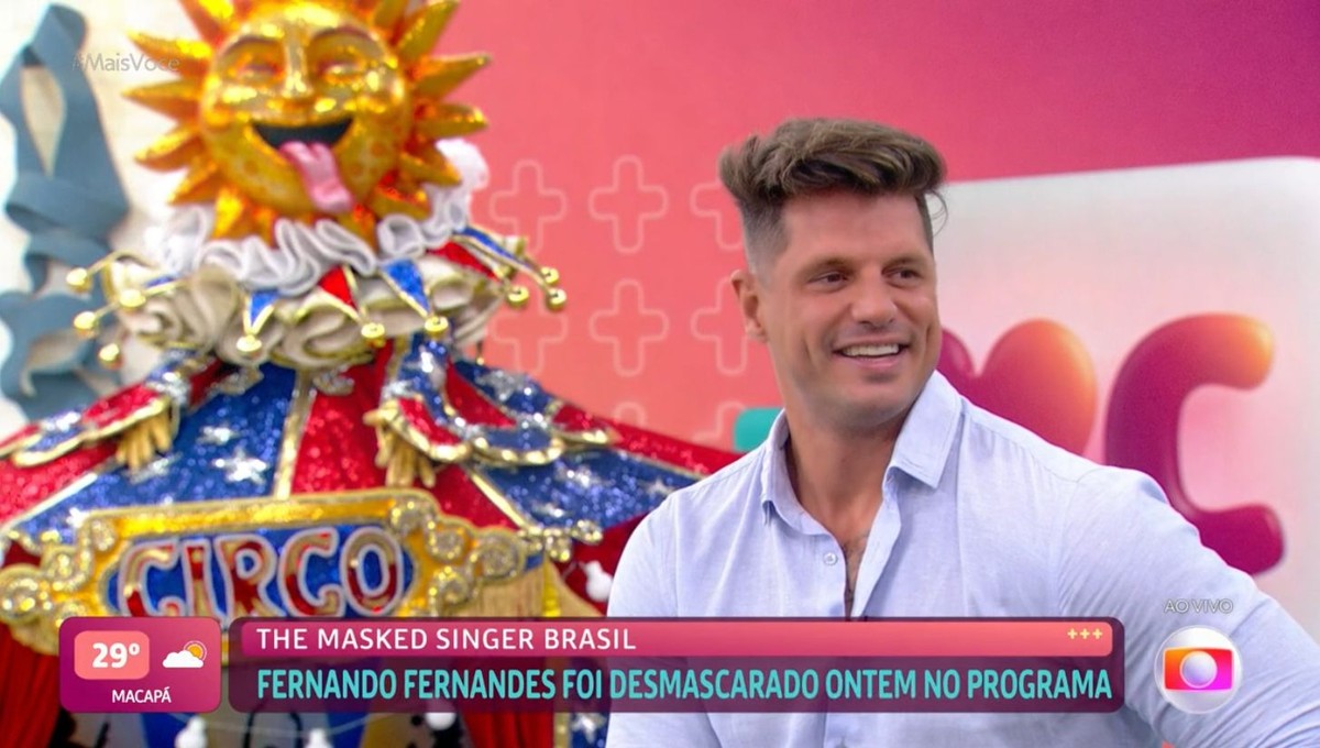 Fernando Fernandes exalta inclusão no Masked Singer e fala sobre ...