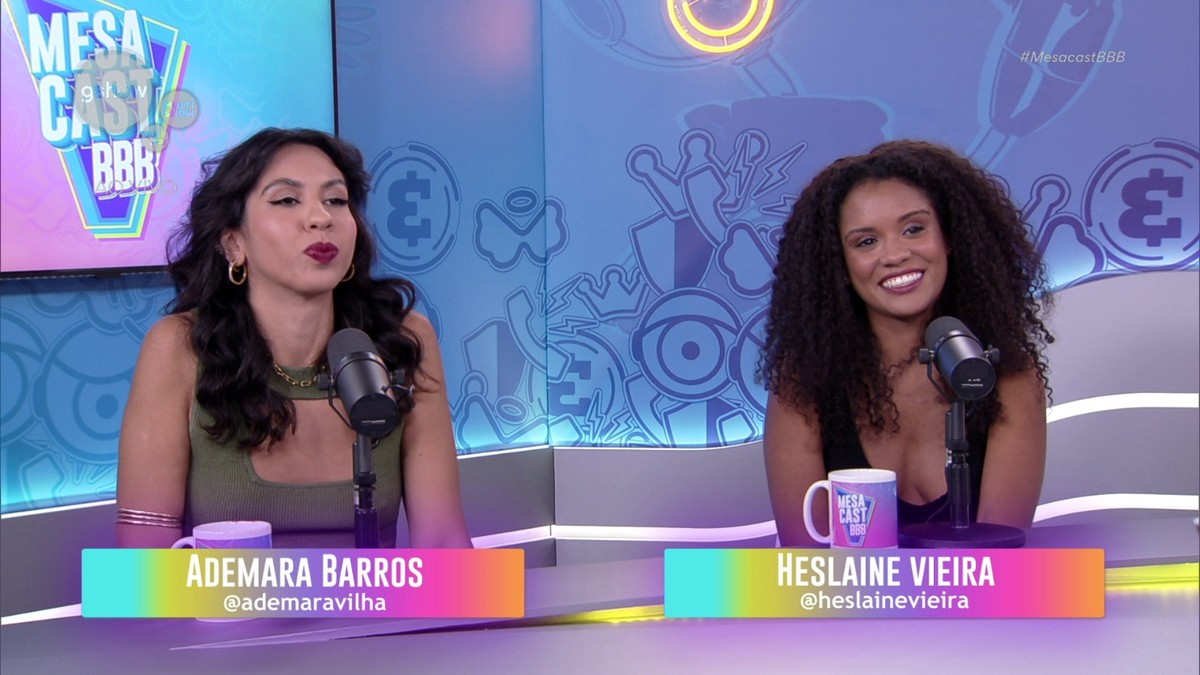 Ana Clara recebeu Ademara e Heslaine Vieira no Mesacast BBB; veja o que ...