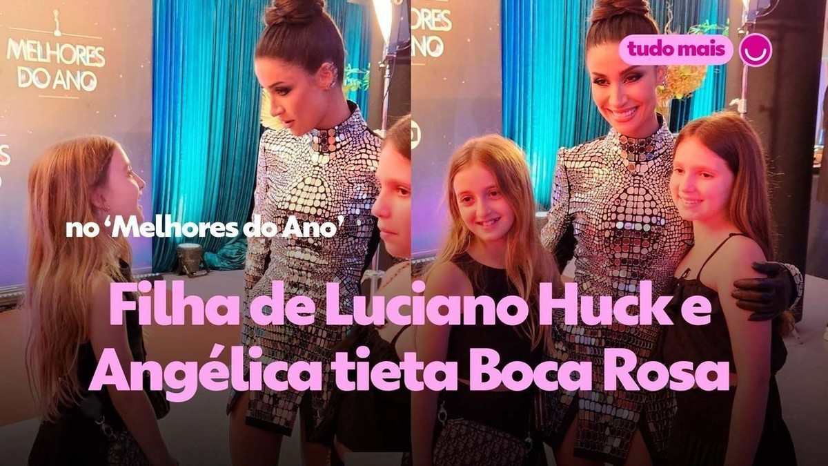 Eva, filha de Luciano Huck e Angélica, tieta Boca Rosa no 'Melhores do ...