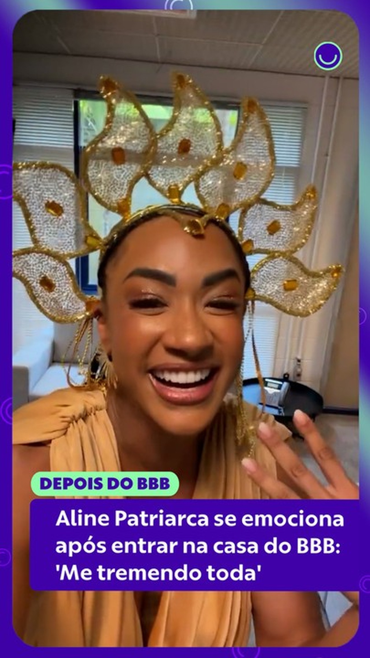 Aline Patriarca se emociona após voltar para a casa do BBB 26: 'Me ...