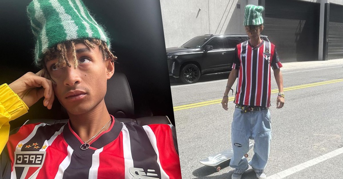 Filho de Will Smith usa camisa do São Paulo e famosos brasileiros ...
