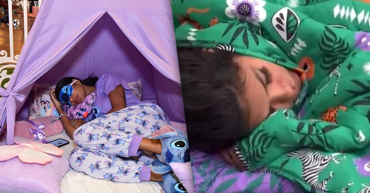 Pocah recria meme de dorminhoca do BBB 21 em festa de Lua, filha de ...