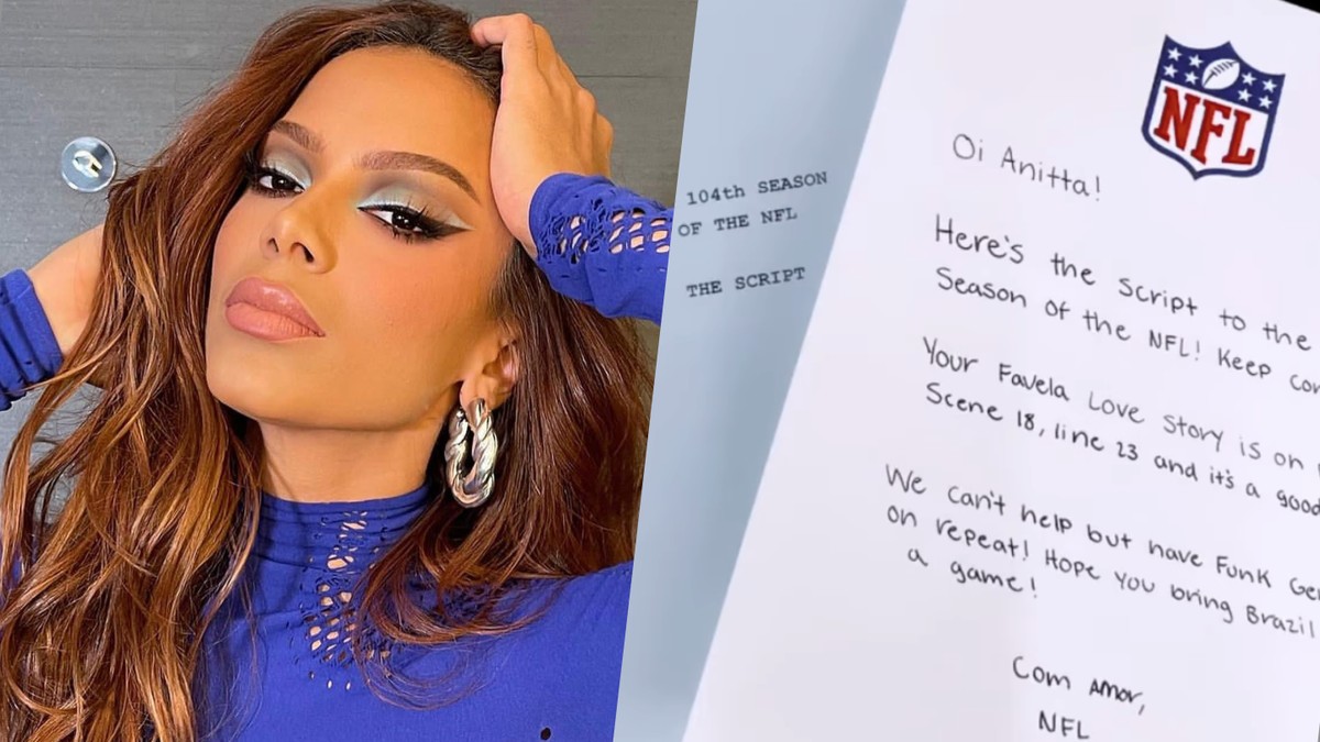 Anitta mostra carta com convite da NFL e fãs especulam: 'Vem Super Bowl ...