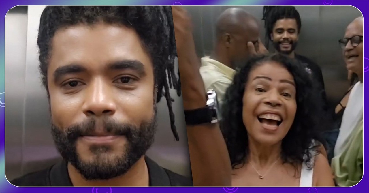 Diogo Almeida e Vilma ficam presos em elevador, e Gil do Vigor narra ...