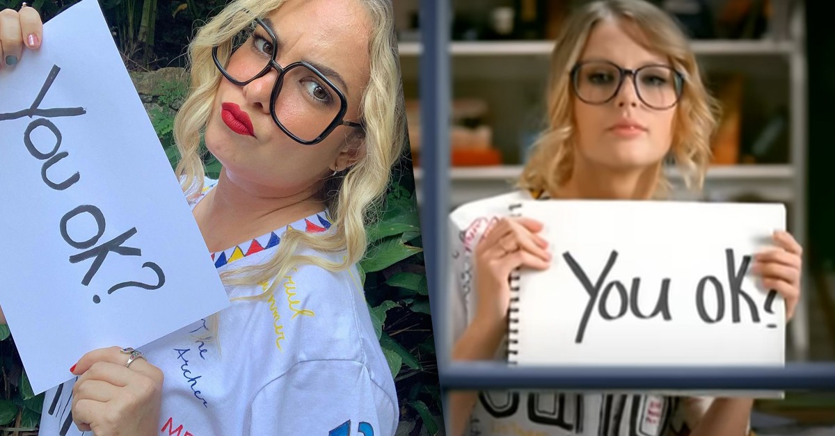 Lua Blanco vai ao show de Taylor Swift caracterizada como a cantora ...